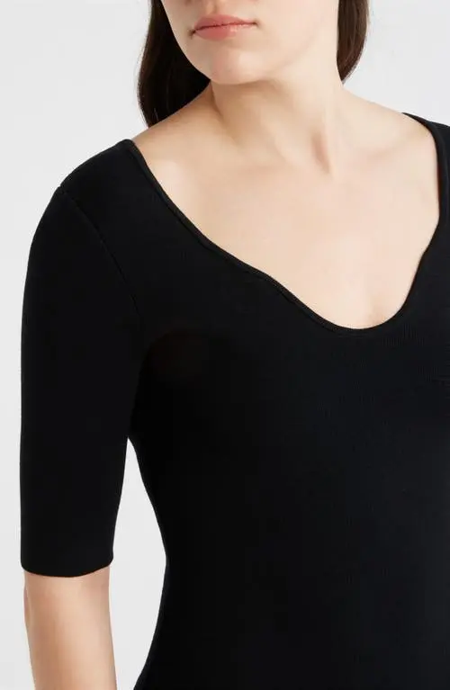 BOSS Fosa Tulip Hem Midi Dress