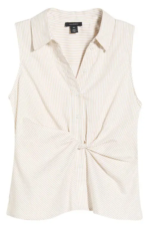 Halogen Twist Front Sleeveless Shirt