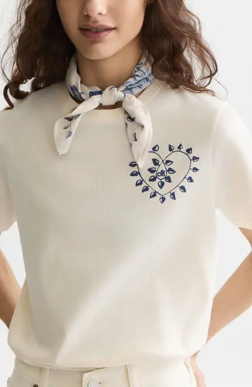 Scotch & Soda Cotton T-shirt With Logo Graphic