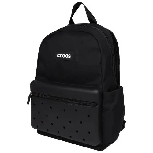 CROCS Lightweight Backpack With Molded Front Storage Pocket - Black