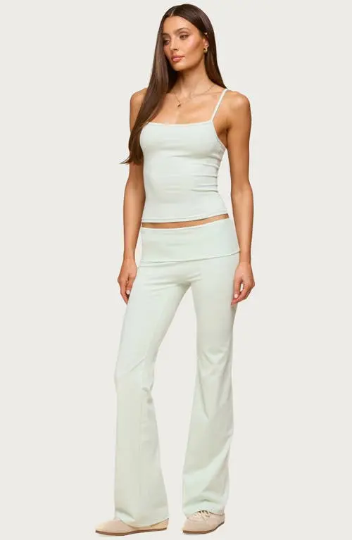 EDIKTED Oriane Foldover Flare Leggings