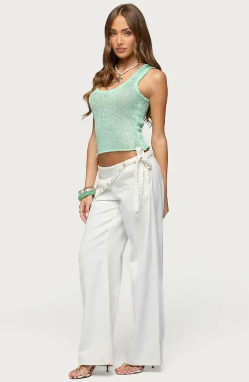 EDIKTED Eleora Sequin Tank Top