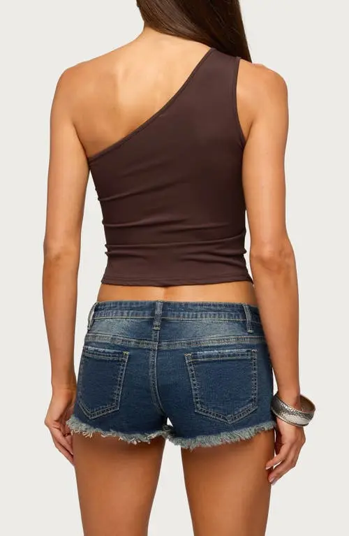 EDIKTED Adalee Asymmetrical One-shoulder Top