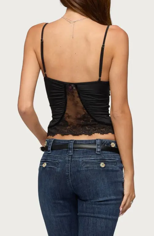 EDIKTED Yanny Lace Trim Camisole