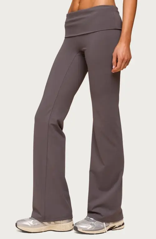 EDIKTED Oriane Foldover Flare Leggings