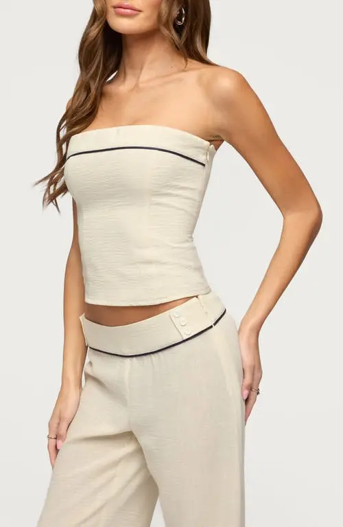 EDIKTED Dorine Strapless Bandeau Top