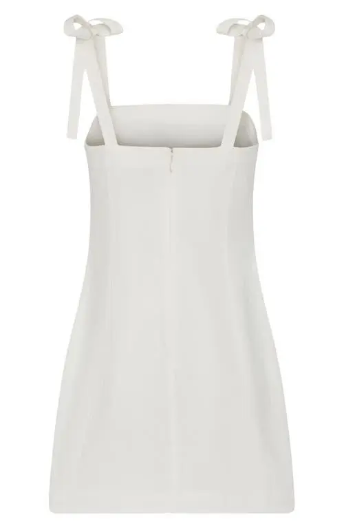 MILLY Ceri Embroidered Cotton Cover-up Mini Dress