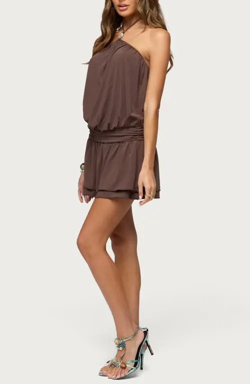 EDIKTED Mikaela Halter Minidress