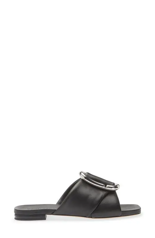 Marc Jacobs The Pop J Marc Slide Sandal - Black