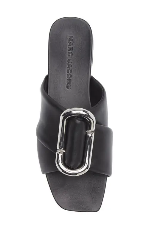 Marc Jacobs The Pop J Marc Slide Sandal - Black