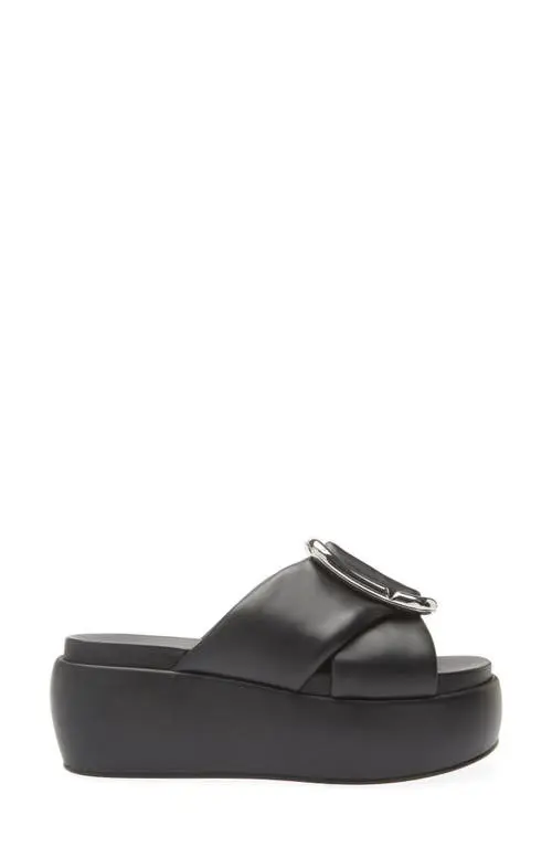 Marc Jacobs The Pop J Marc Platform Wedge Slide Sandal