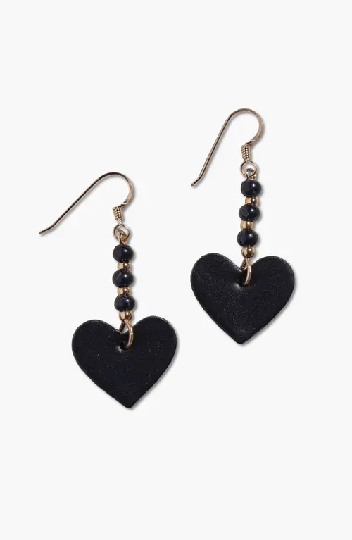 NICKEL & SUEDE Josie Earrings - Black