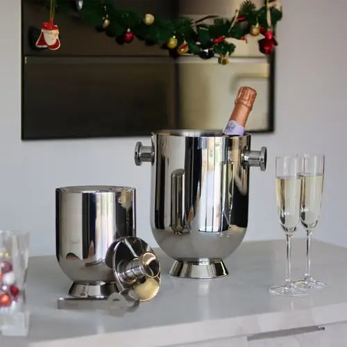 NICK MUNRO Trombone Ice Bucket & Tongs