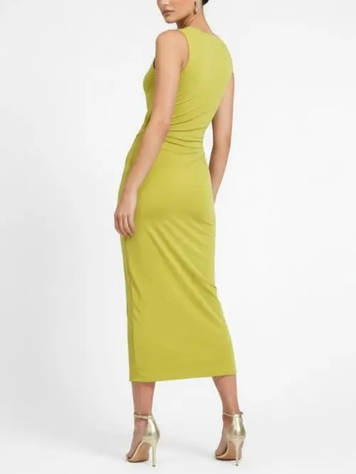 Rachel Rachel Roy Asymmetrical Drape Midi Dress