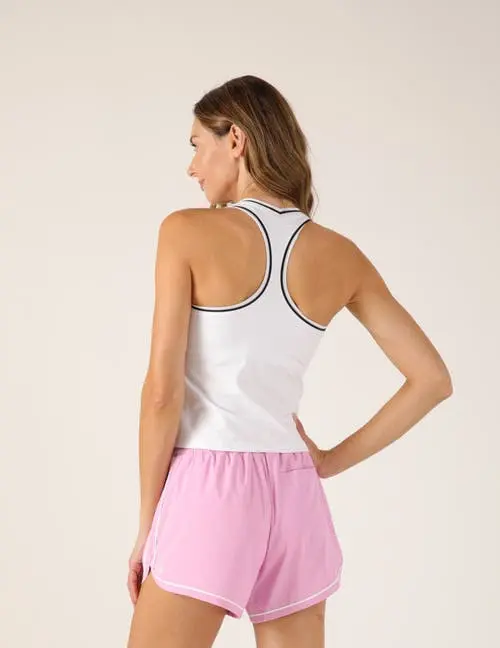 GLYDER Notch Skimmer Tank - White/black