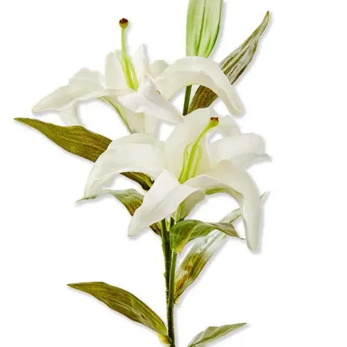 TAG Soft Touch Faux Lily Stem Plastic Spring