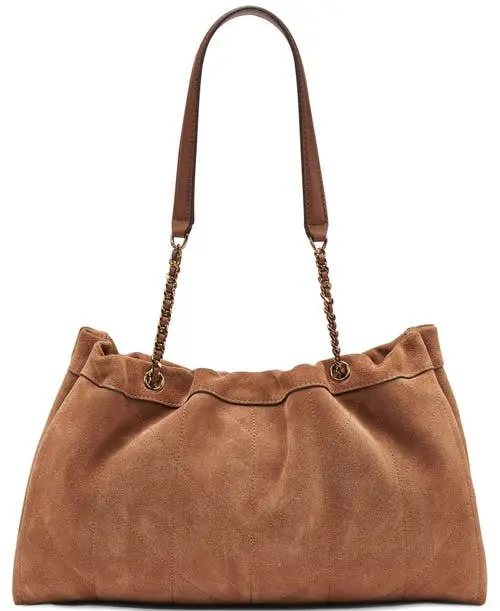 Karl Lagerfeld Paris Amandine Suede Shoulder Bag