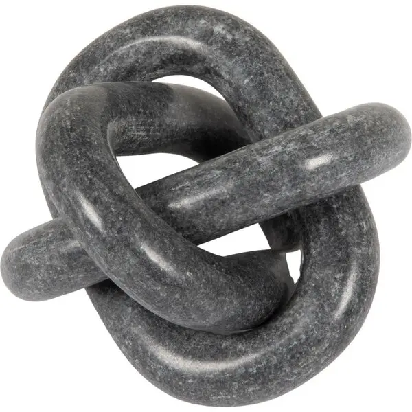 STORIED HOME Marble Chain Link - Grey