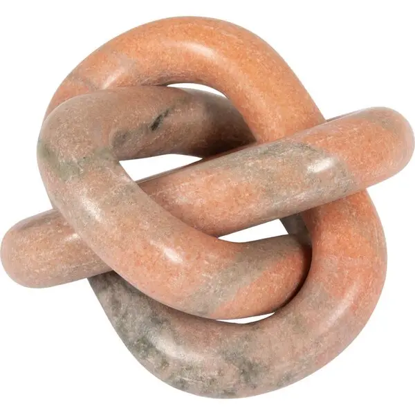 STORIED HOME Marble Chain Link - Pink