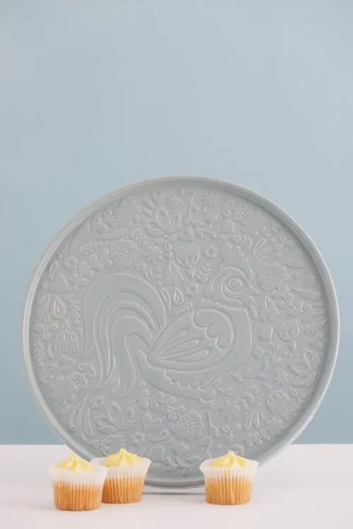 MASON CASH Home To Roost Round Platter
