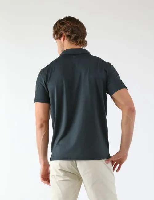 GLYDER Fairway Polo - Black