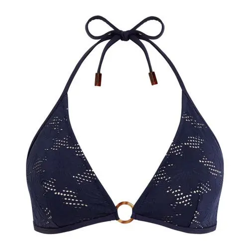 Vilebrequin Triangle Bikini Top - Navy