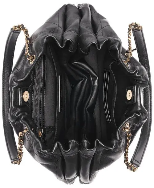 Karl Lagerfeld Paris Amandine Leather Shoulder Bag