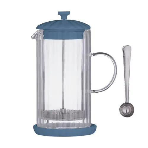 PRICE & KENSINGTON Luxe French Press - Blue