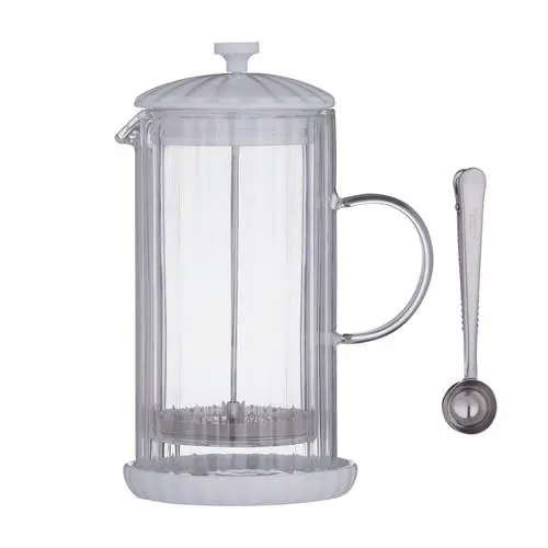 PRICE & KENSINGTON Luxe French Press - White