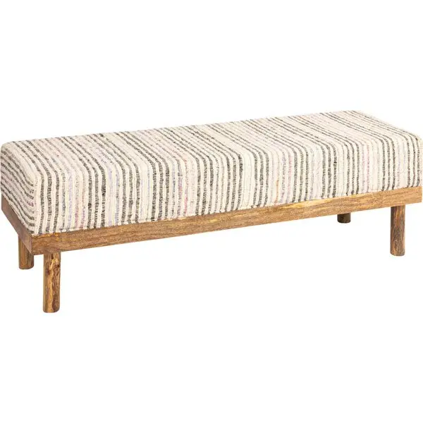 OLIVE GROVE Bench With Upholstered Top