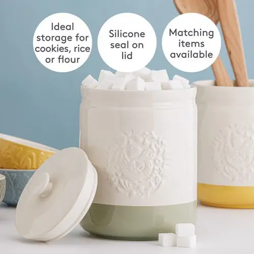 MASON CASH Home To Roost Large Storage Crock