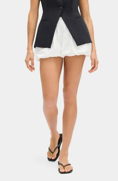 ALIGNE Paulo Bubble Short - White