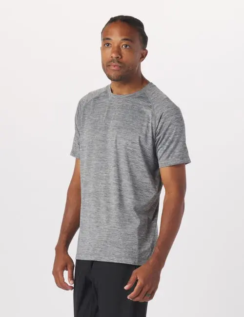 GLYDER Motivator Raglan Tee - Black