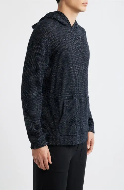 KROST Metallic Speckle Knit Cotton Blend Hoodie