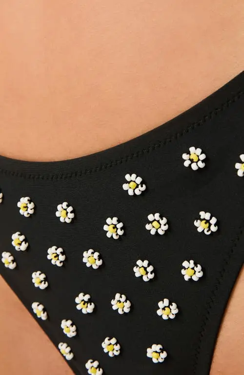 Solid & Striped The Daniela Beaded Daisy Bikini Bottoms