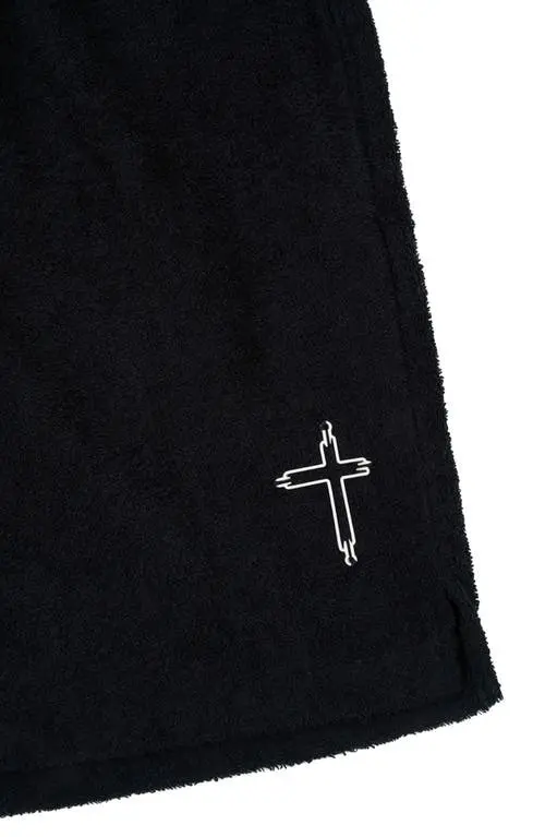 RtA Clyde Pull-on Terry Shorts - Black