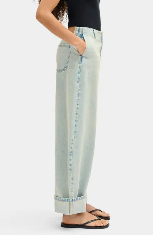 ALIGNE Christina Cuffed Barrel Leg Jeans