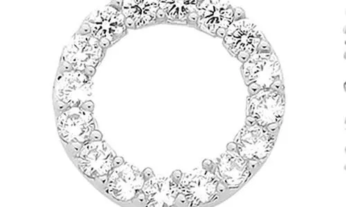 Estée Lauder Cubic Zirconia Circle Stud Earrings