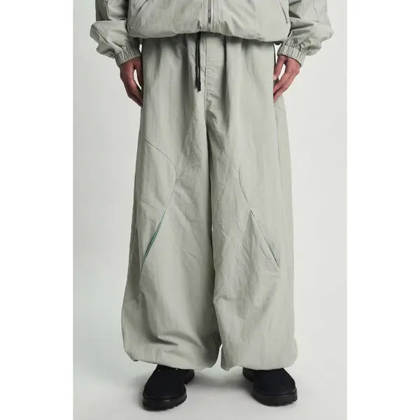 RtA Zaid Parachute Pants - Smoke