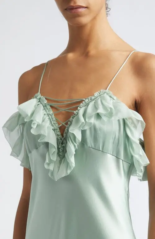 Ulla Johnson Elaria Ruffle Silk Gown