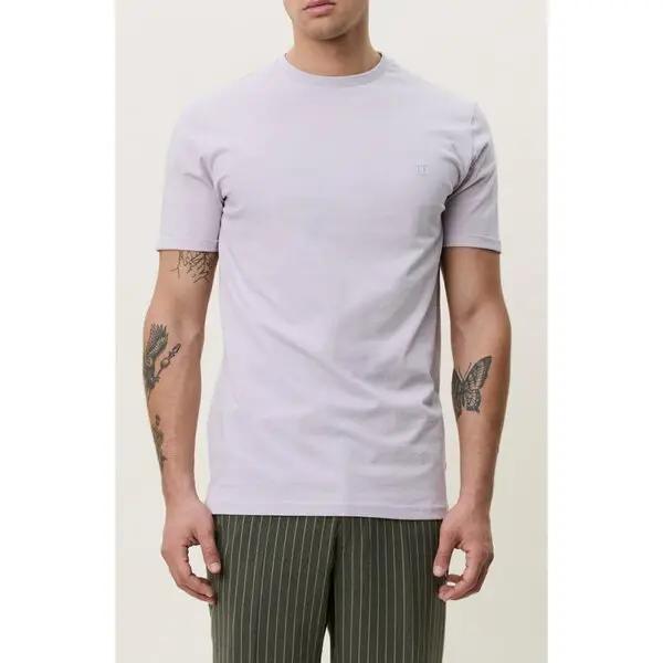 LES DEUX Core Organic Cotton T-shirt - Iris Purple