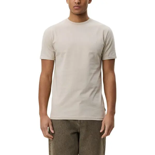 LES DEUX Core Organic Cotton T-shirt - Light Sand