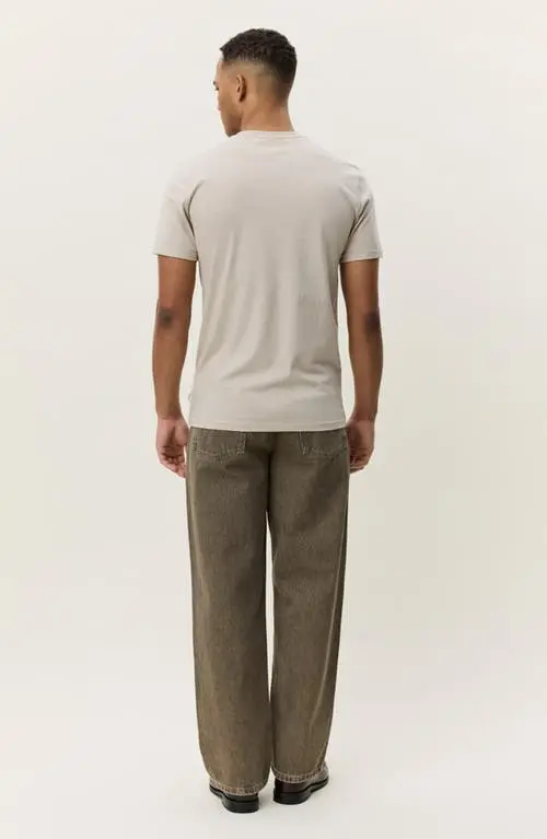 LES DEUX Core Organic Cotton T-shirt - Light Sand