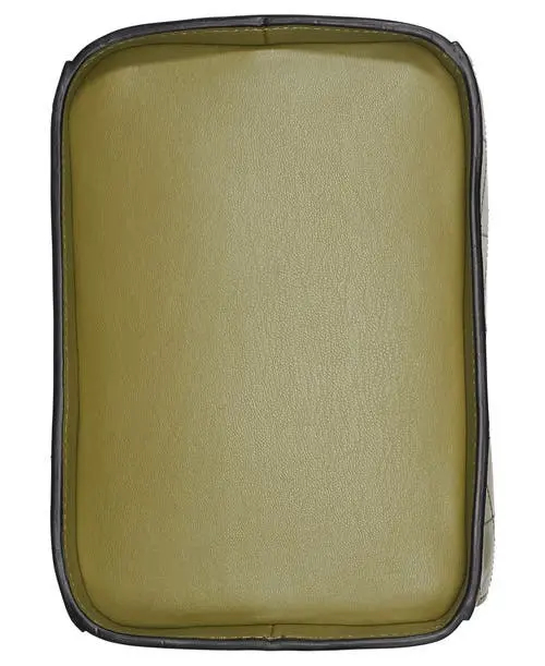 Karl Lagerfeld Paris Fantina Leather Crossbody Bag - Olive