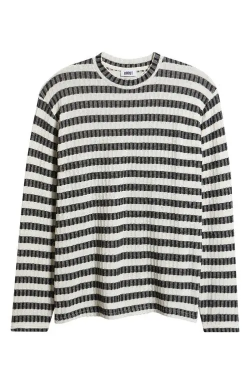 KROST Stripe Knit Long Sleeve T-shirt