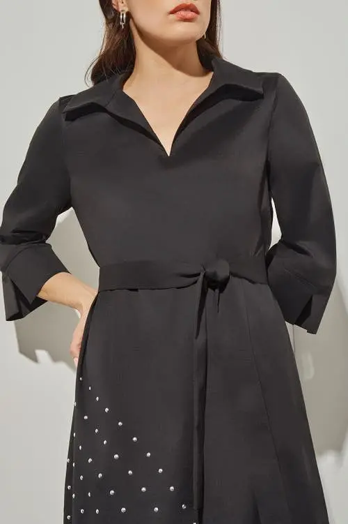 Ming Wang Knee Length Shift Dress