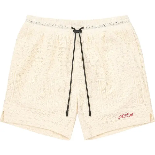 RtA Clyde Pull-on Shorts - Sand Cursive