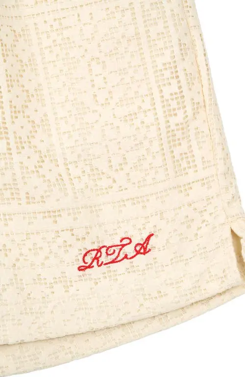 RtA Clyde Pull-on Shorts - Sand Cursive