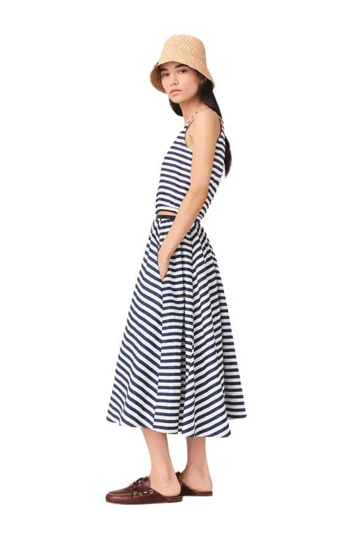 Maje Linen-blend Top