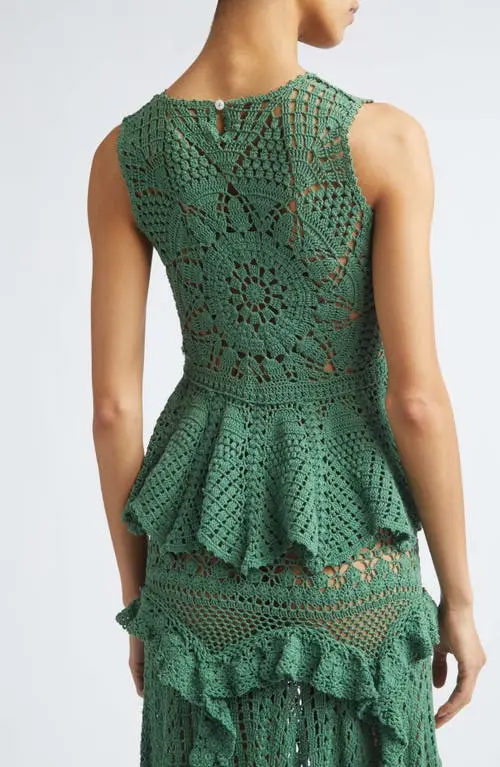 Ulla Johnson Cora Sleeveless Crochet Top